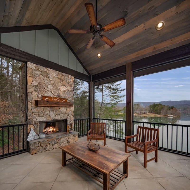 26 Embracing Rustic Porch Ceiling Ideas You Can't Resist